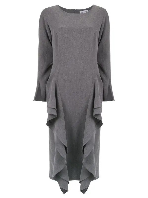 OLYMPIAH Chipre Midi Dress - Grey