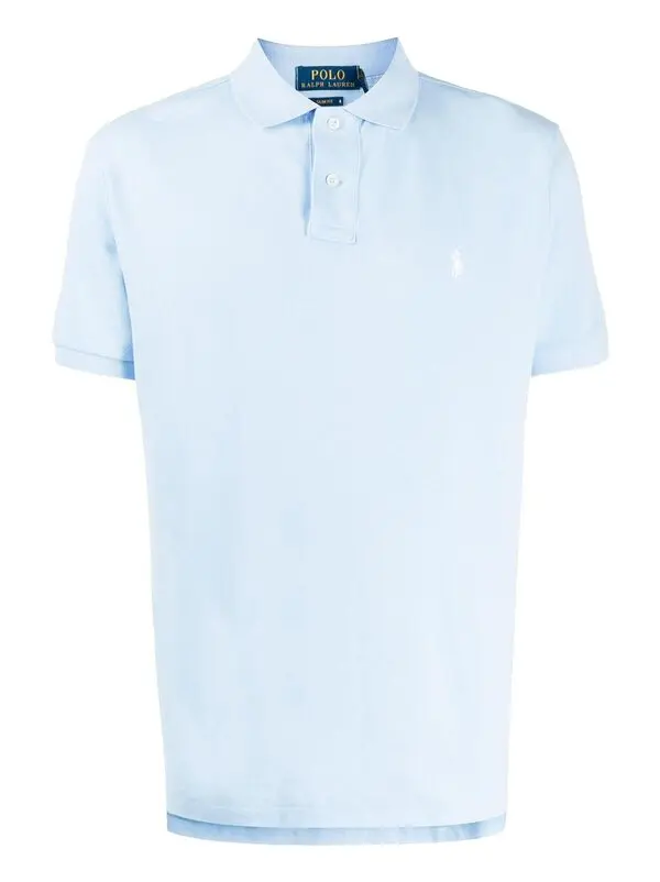 Polo Ralph Lauren Embroidered Logo Polo Shirt - Blue