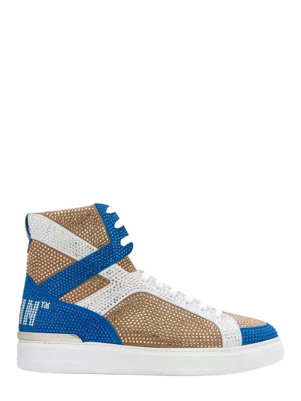 Philipp Plein Money Beast Hi-top Sneakers - Brown