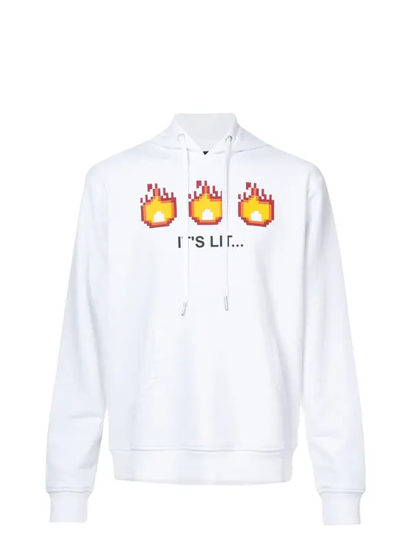 MOSTLY HEARD RARELY SEEN It's Lit Hoodie - White