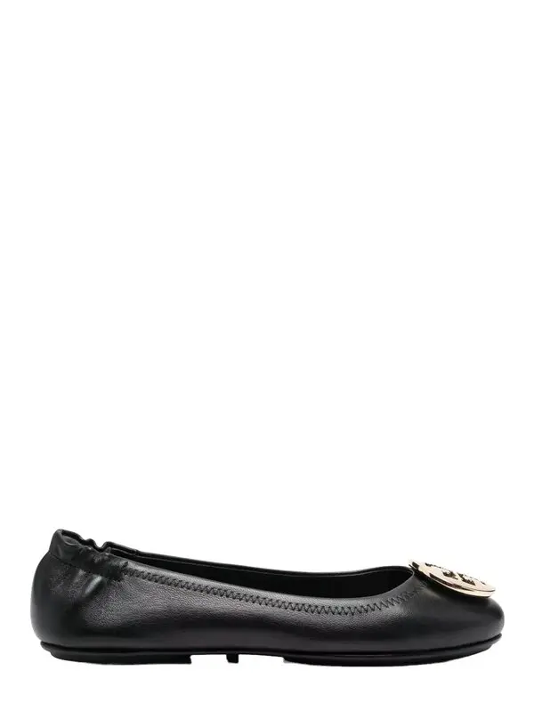 Tory Burch Minnie Ballerina Shoes - Black