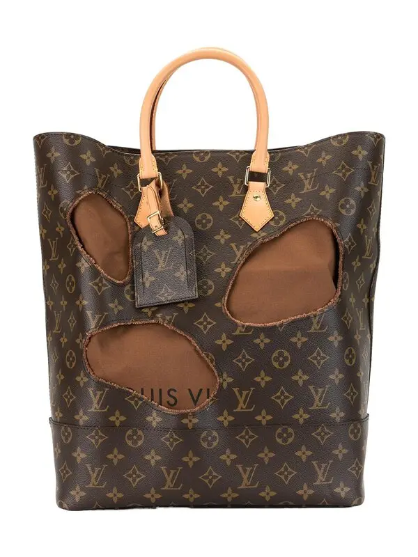 LOUIS VUITTON X Comme Des Garçons Halls Tote Bag - Brown