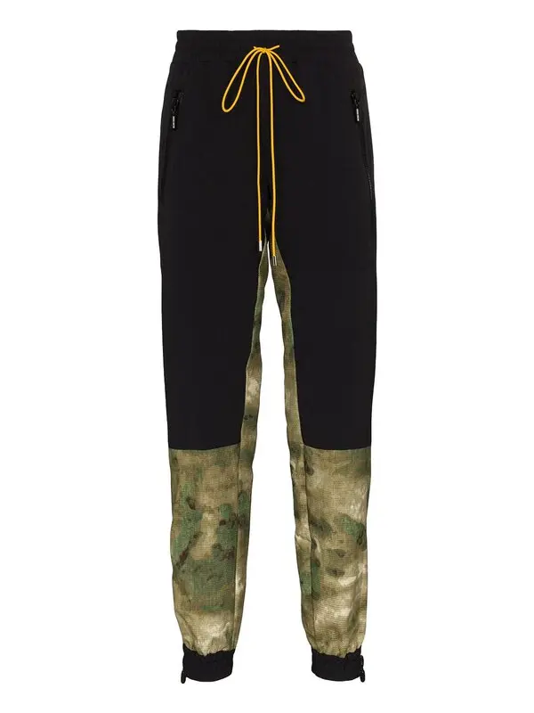 Rhude Flight Camo Sweatpants - Black