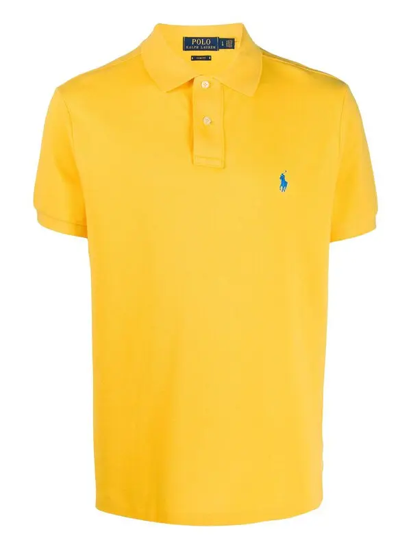 Polo Ralph Lauren Embroidered Logo Polo Shirt - Yellow