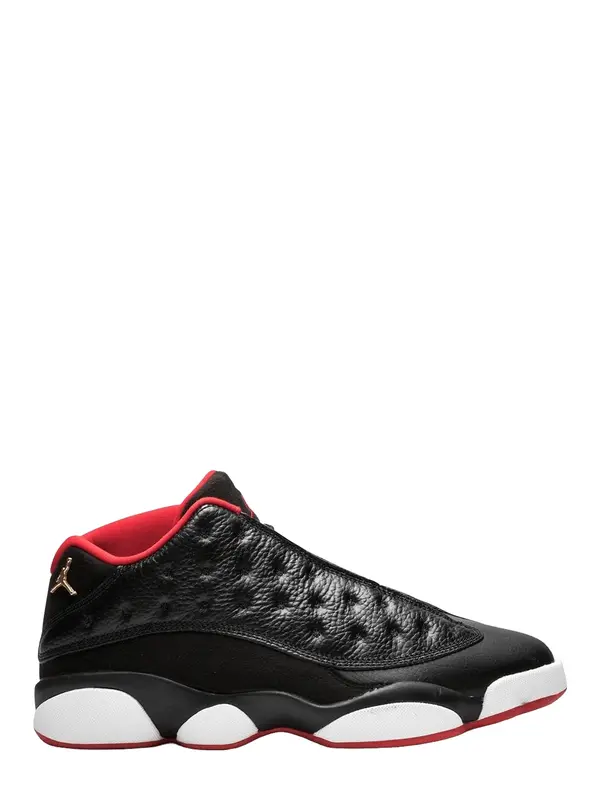 JORDAN Air Retro Low Bred Sneakers - Black