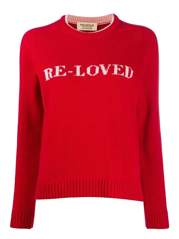 Pringle Of Scotland Re-loved Jumper - Red