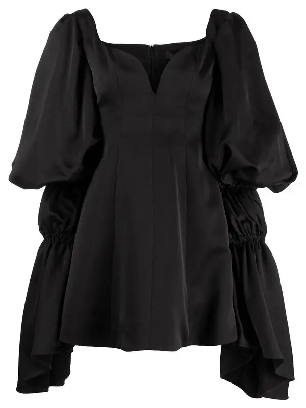 ELLERY Flared Mini Dress - Black