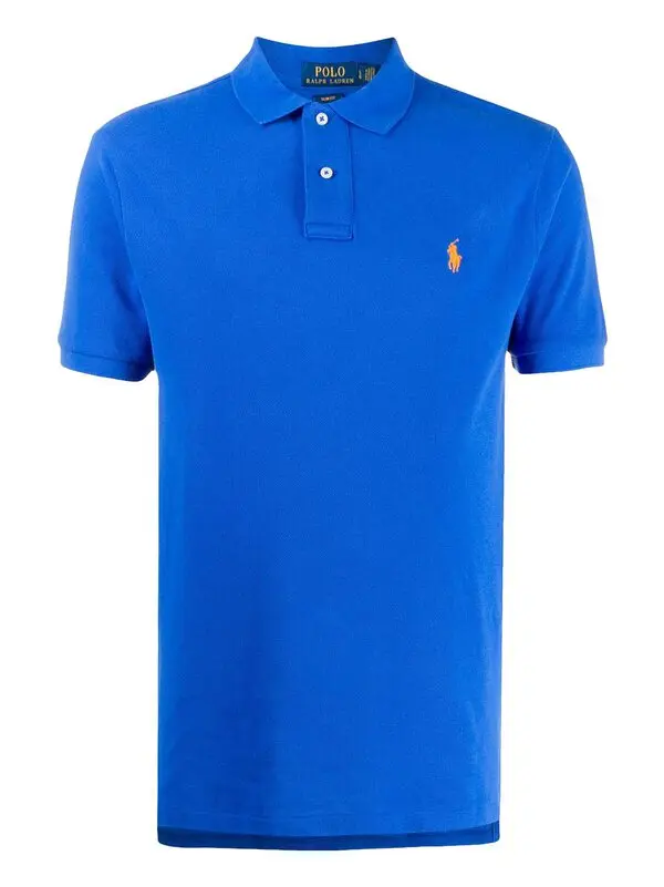 Polo Ralph Lauren Embroidered Logo Polo Shirt - Blue