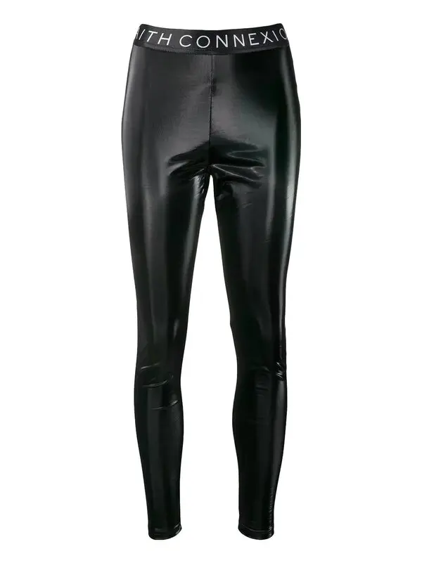 Faith Connexion Logo Waistband Leggings - Black