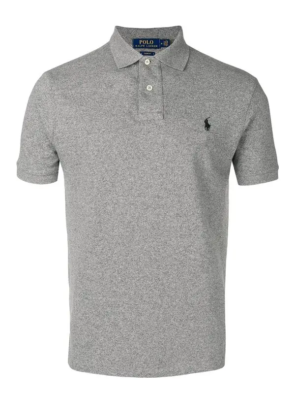 Polo Ralph Lauren Logo Polo Shirt - Grey