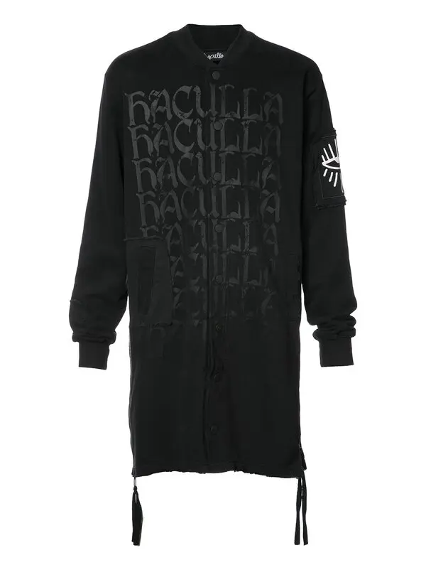 HACULLA. Shocked 2 Death Long Bomber - Black