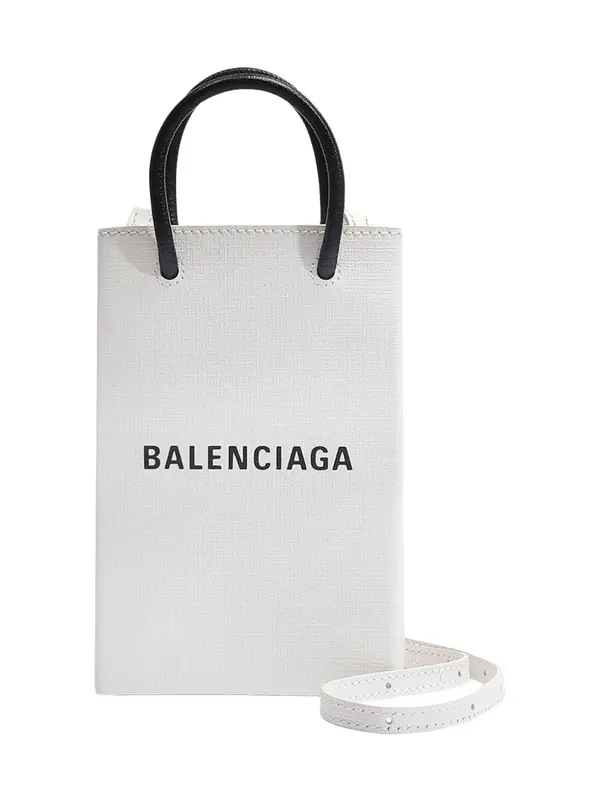 Balenciaga Logo-print Tote Bag - White