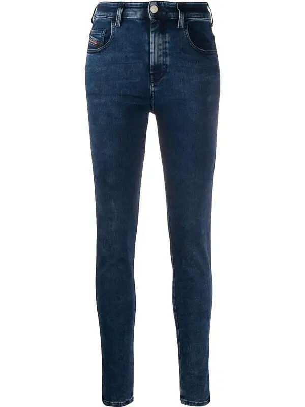 DIESEL® Super Skinny High-waisted Jeans - Blue