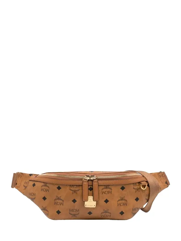 Mcm Fursten Belt Bag - Brown