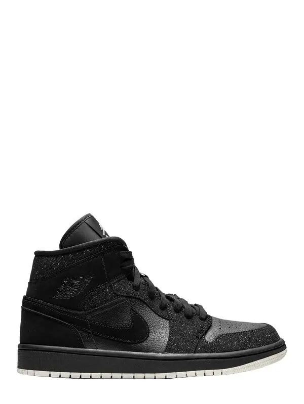 JORDAN Air 1 Mid Glitter - Black