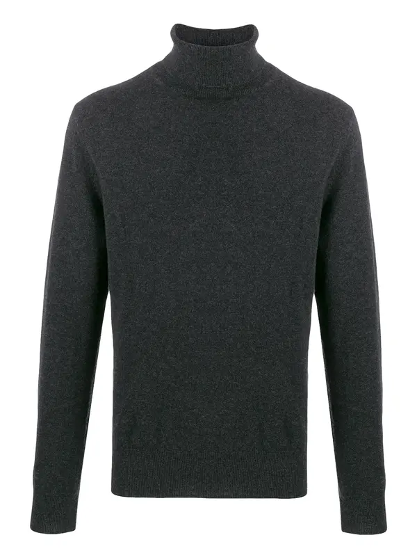 N.peal Roll Neck Knit Jumper - Grey
