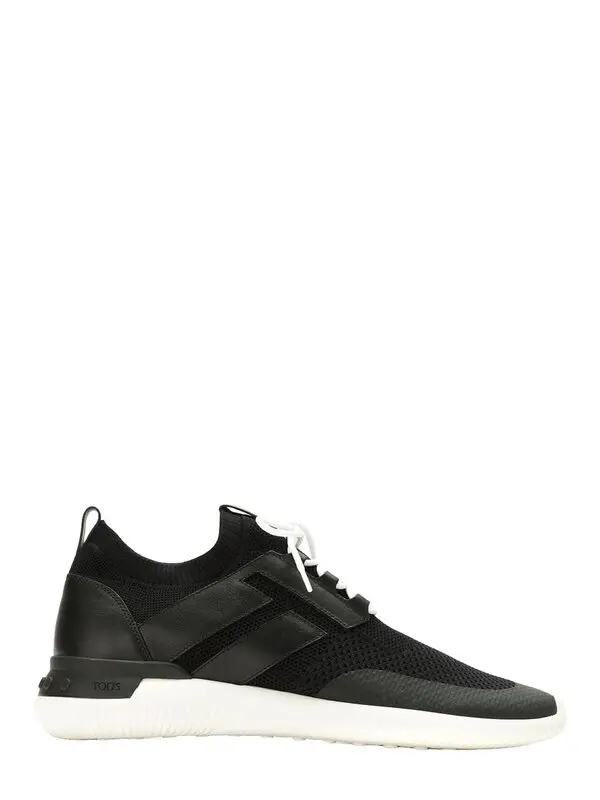 TOD'S Mesh Panelled Sneakers - Black