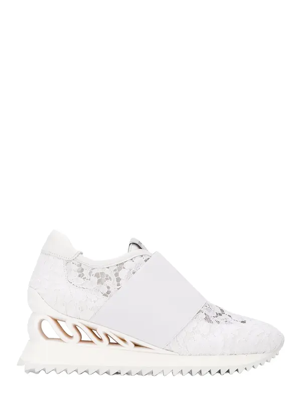 LE SILLA Rubel Wave Lace Sneakers - White