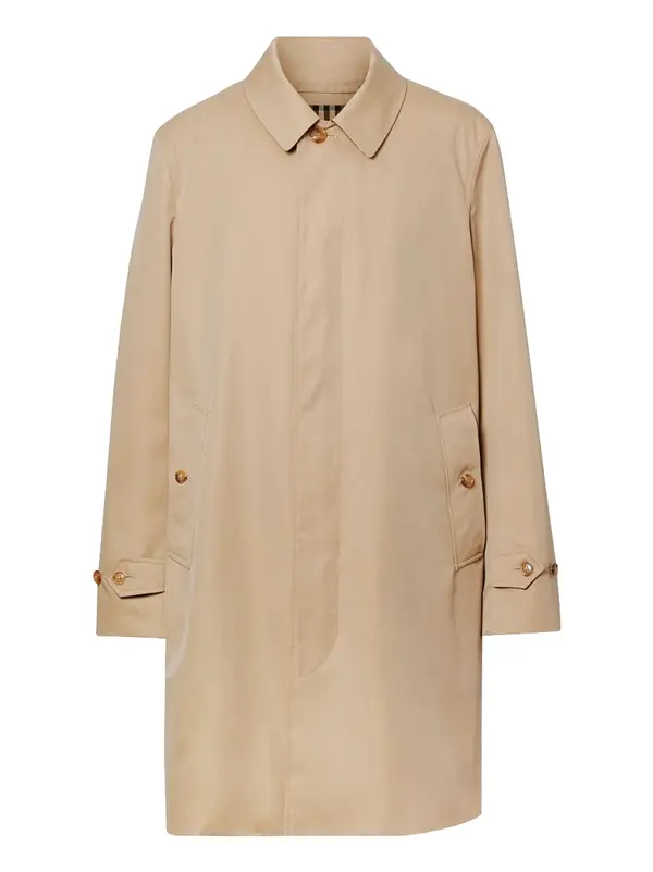 Burberry Cotton Gabardine Car Coat - Brown