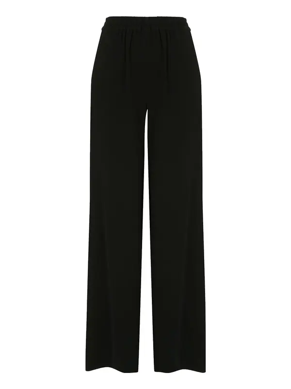Co High Waisted Palazzo Trousers - Black