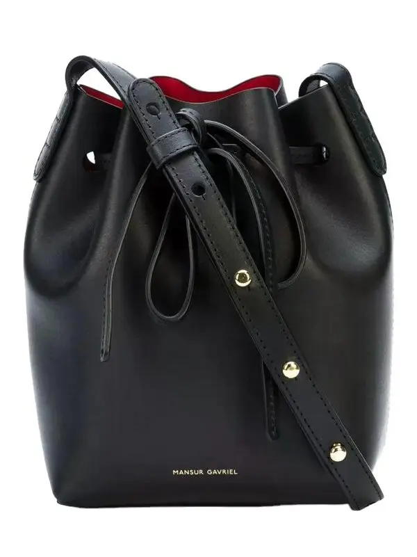 MANSUR GAVRIEL Mini Mini Bucket Bag - Black