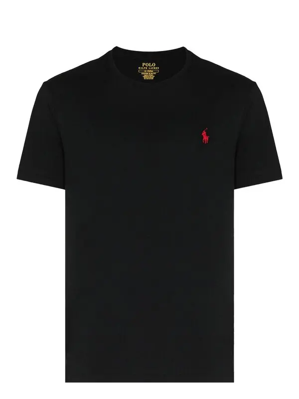 Polo Ralph Lauren Logo-embroidered T-shirt - Black