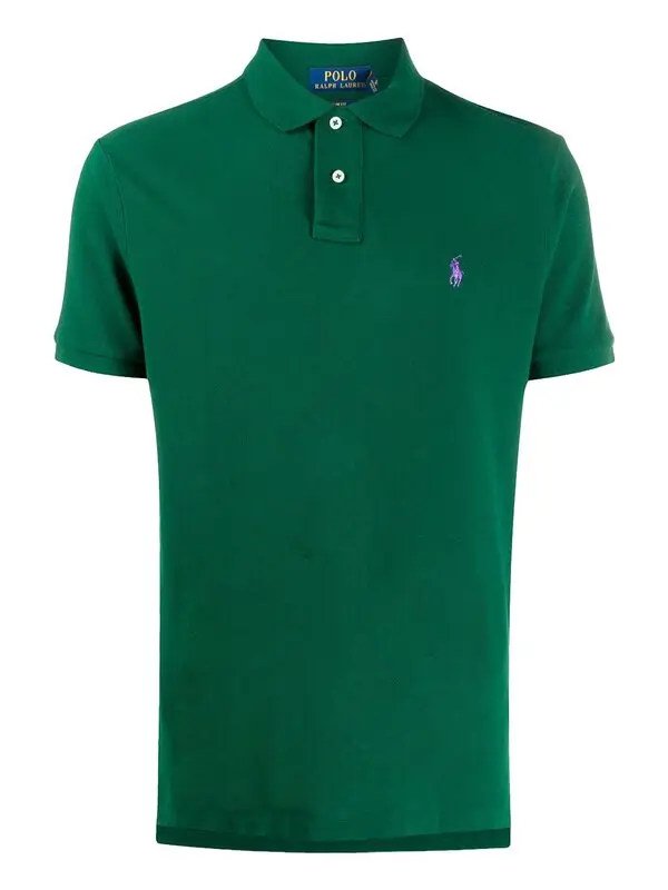 Polo Ralph Lauren Embroidered Logo Polo Shirt - Green
