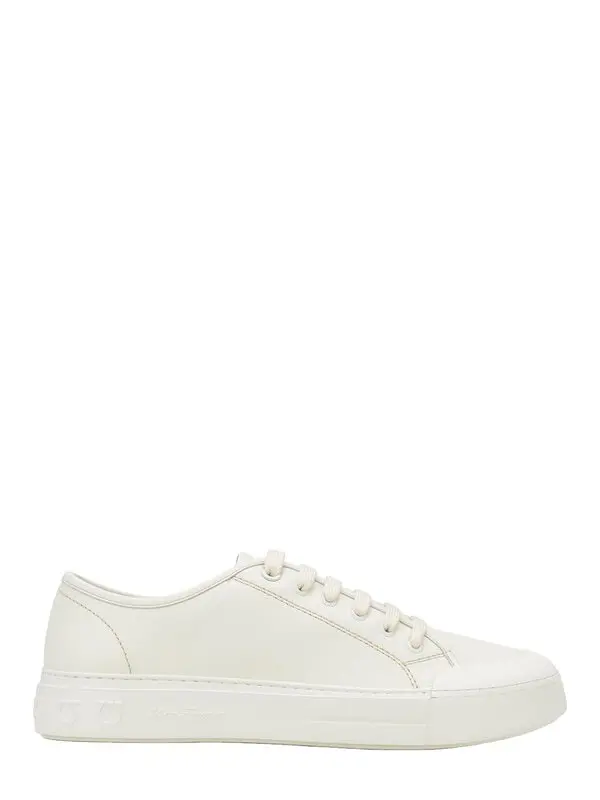 FERRAGAMO Gancio Low-top Sneakers - White