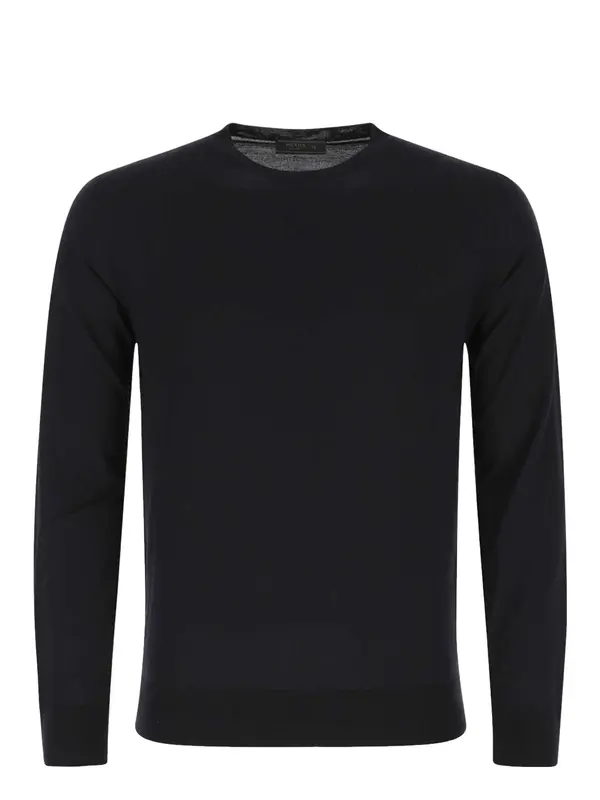 Prada Crew-neck Wool Jumper - Blue