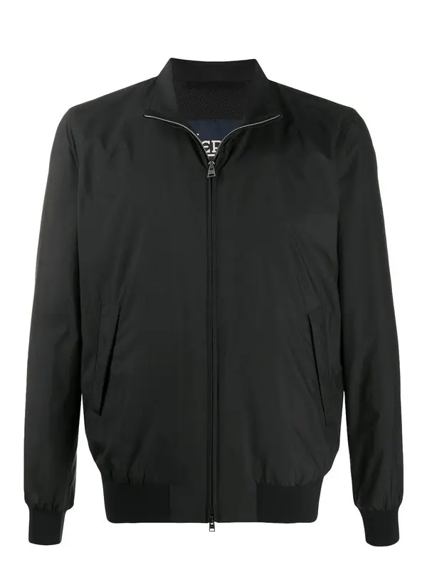 Herno Classic Bomber Jacket - Black