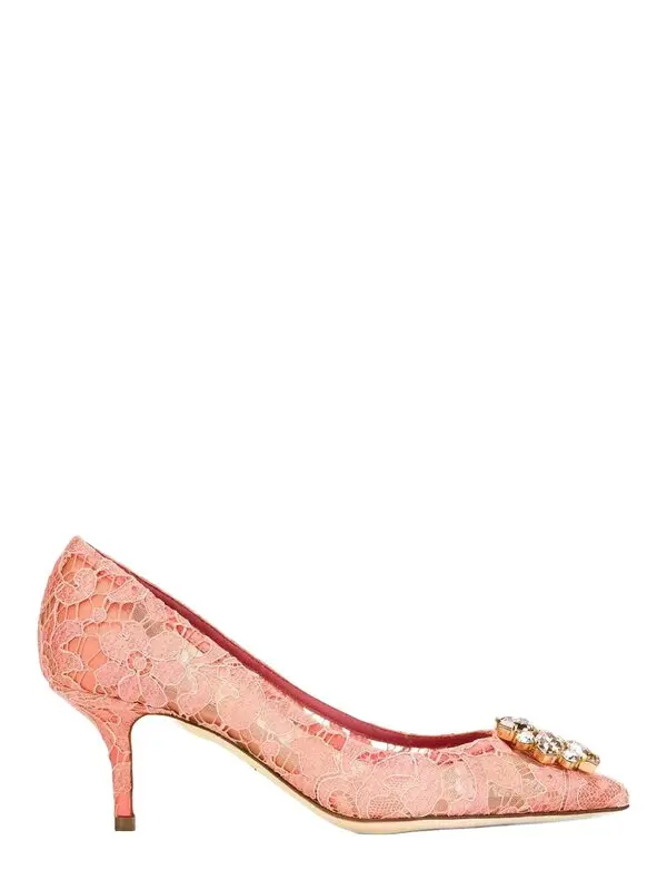 Dolce & Gabbana 70mm Bellucci Heeled Pumps - Pink