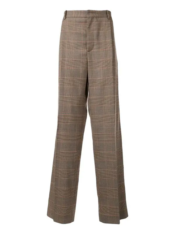 BOTTER Check Trousers - Brown