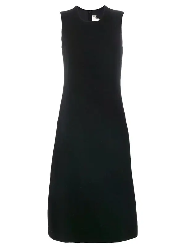 Comme Des Garçons Round-neck Sleeveless Dress - Black