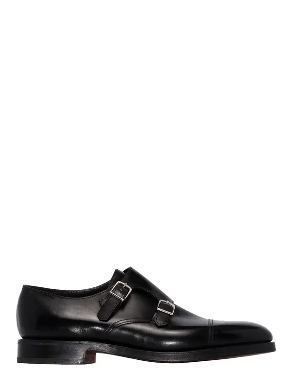 John Lobb William Monk Shoes - Black