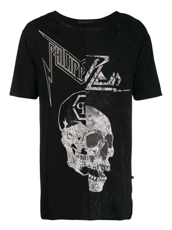 Philipp Plein Printed T-shirt - Black