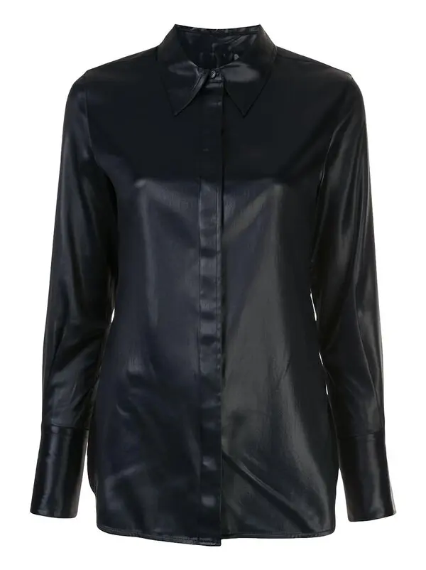 3.1 Phillip Lim Long Sleeve Shirt - Black