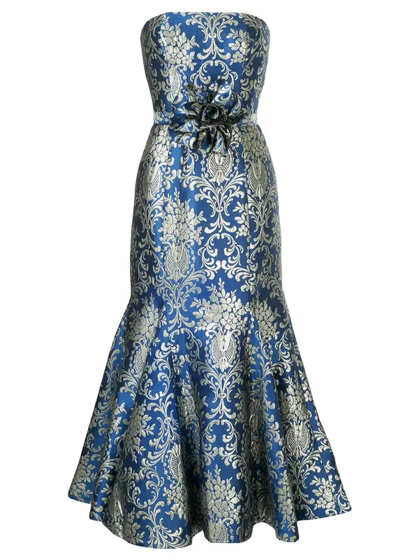 BAMBAH Bluestar Midi Dress - Blue