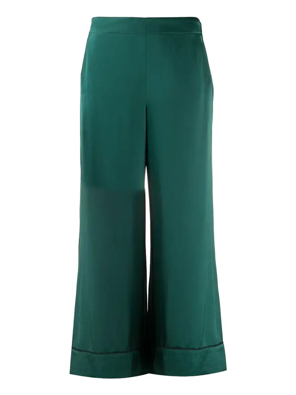 BLANCA VITA Phoebe Cropped Trousers - Green