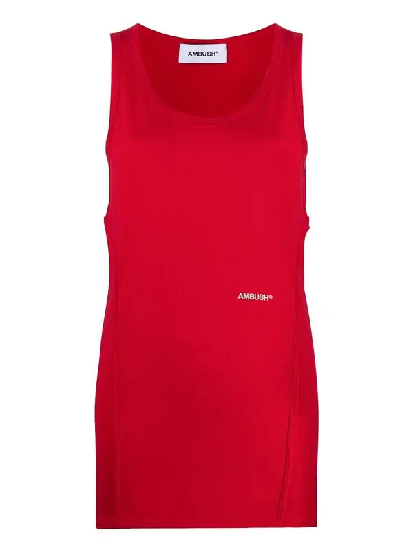 AMBUSH Logo-print Tank Top - Red
