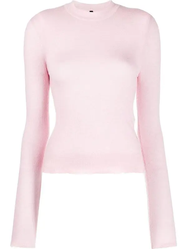 BEN TAVERNITI UNRAVEL PROJECT Destroyed Detail Jumper - Pink