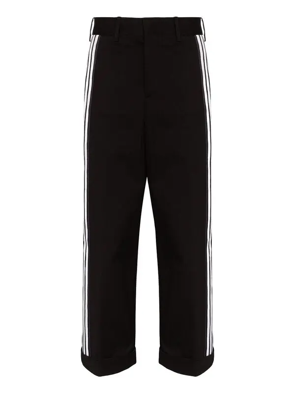 Neil Barrett Striped Track Trousers - Black