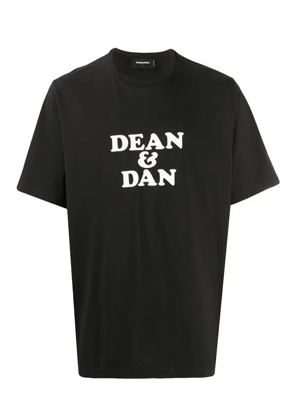 Dsquared2 Dean & Dan Print T-shirt - Black