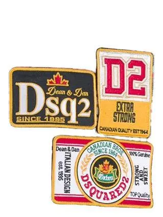 Dsquared2 Plaid Logo Patch Shirt - Blue