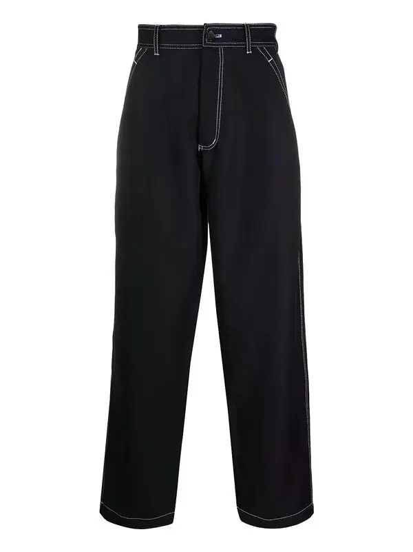 Comme Des Garçons Dropped Crotch Trousers - Black