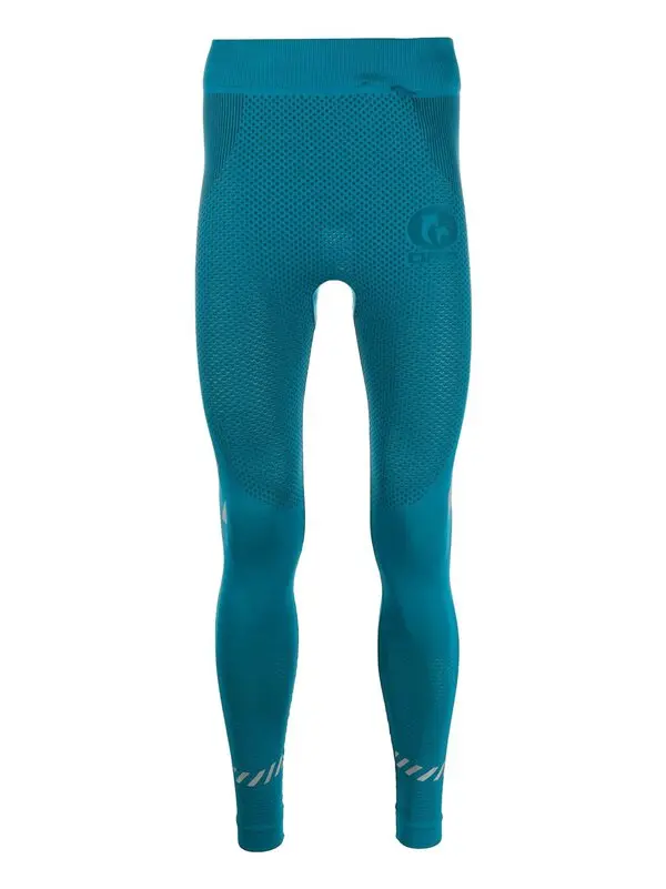 Off-White Seamless Running Tights - Blue