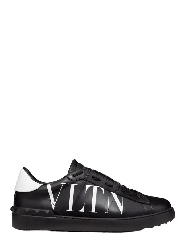 Valentino Garavani Open Vltn-print Sneakers - Black