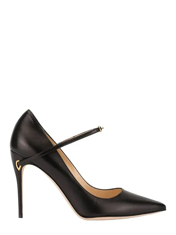 Jennifer Chamandi Lorenzo Pointed Pumps - Black
