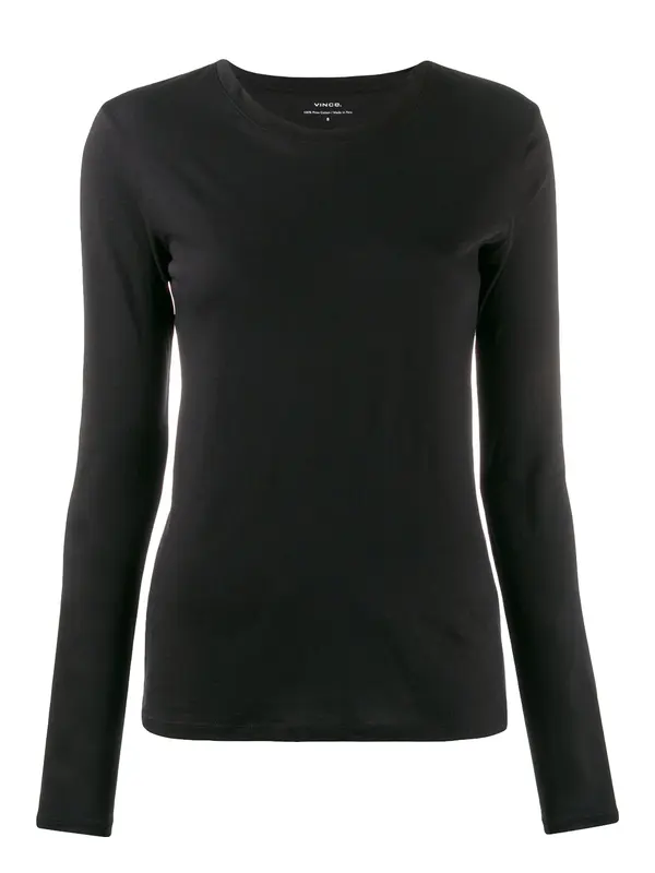 Vince Long Sleeve T-shirt - Black