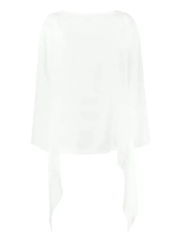 Alberta Ferretti Draped Blouse - White