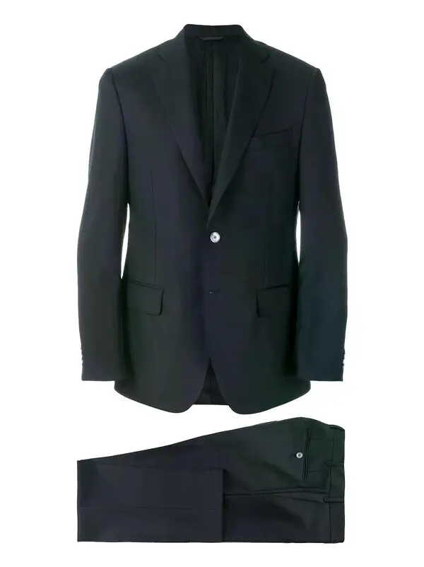 DELL'OGLIO Slim-fit Tailored Suit - Blue